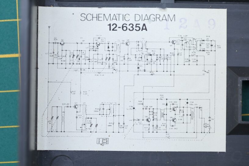 Realistic 12-635A Radio – Restoration – and thus goes by another day